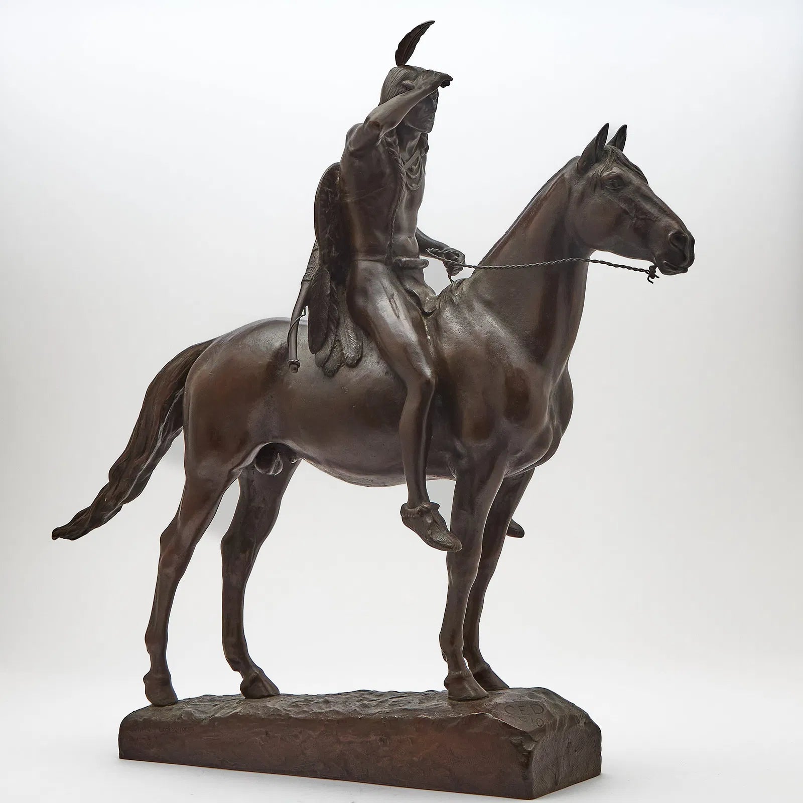 The Scout by Cyrus Dallin – Anthonys Fine Art & Antiques