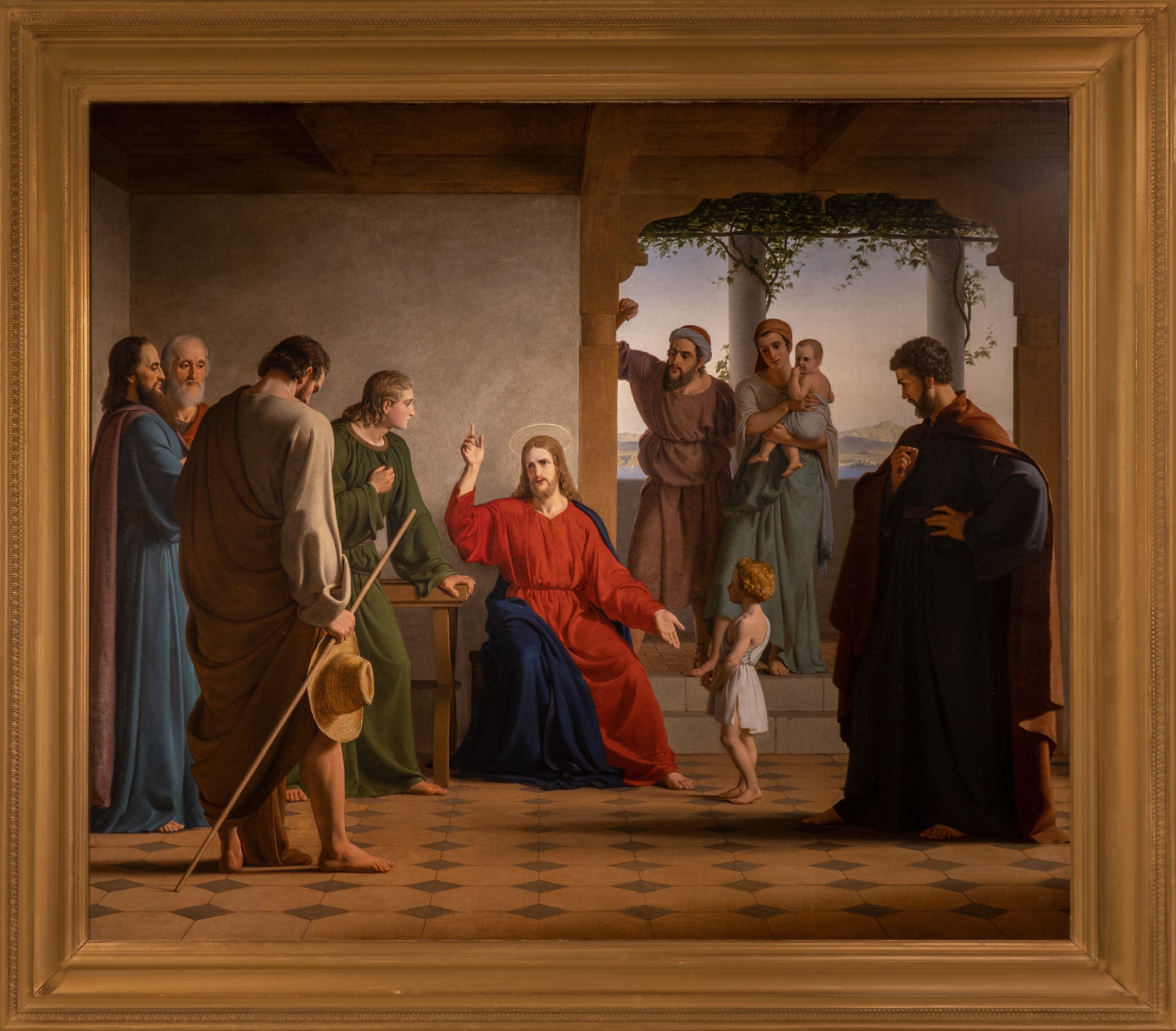 Suffer the Children to come unto Me by Gustav Theodor Wegener (Danish ...