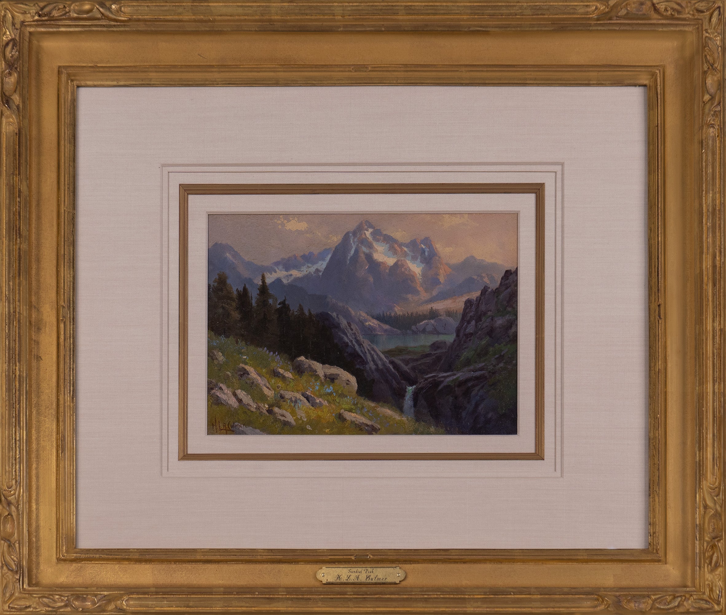 Mountain Lake by HLA Culmer – Anthonys Fine Art & Antiques