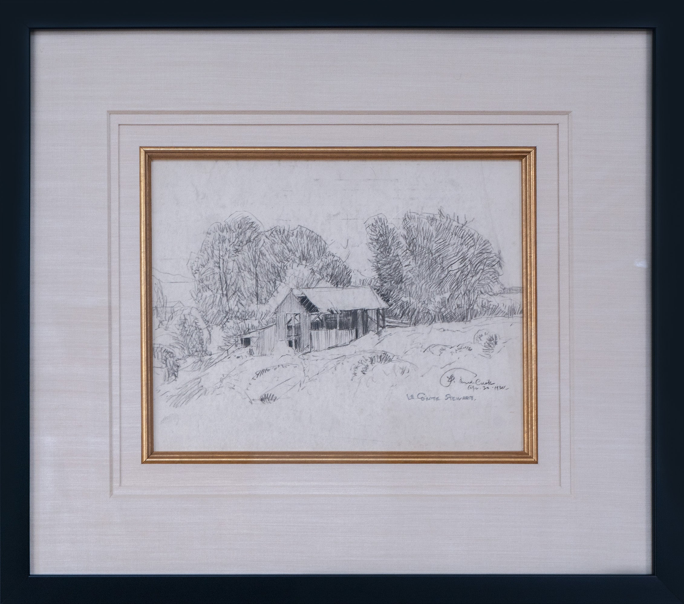Barn at Burch Creek by Leconte Stewart – Anthonys Fine Art & Antiques