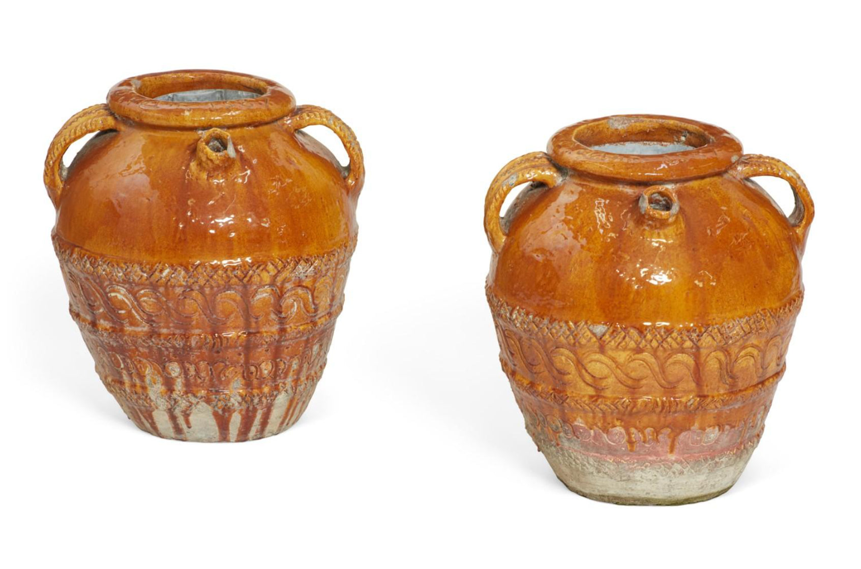 Early 20th Century Italian Glazed Earthenware Jars – Anthonys Fine Art ...