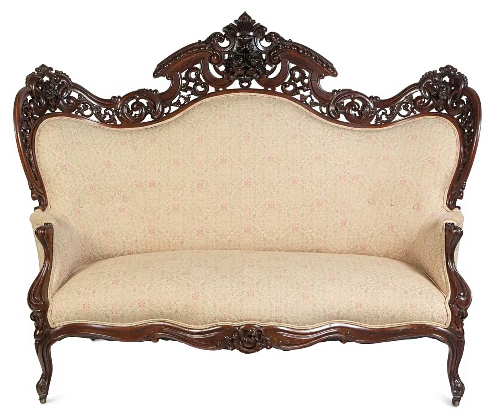 19th Century Joseph Meeks and Sons Rosewood Sofa – Anthonys Fine Art ...